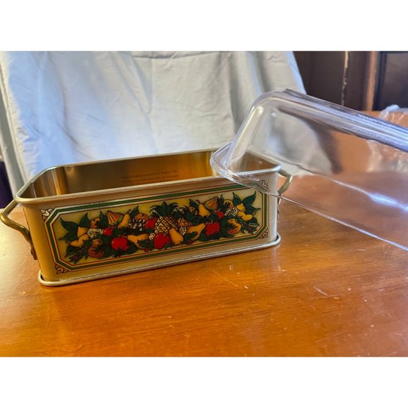 Pyrex | Kitchen | Vintage 981 Teleflora England Harvest Metal Holder ...